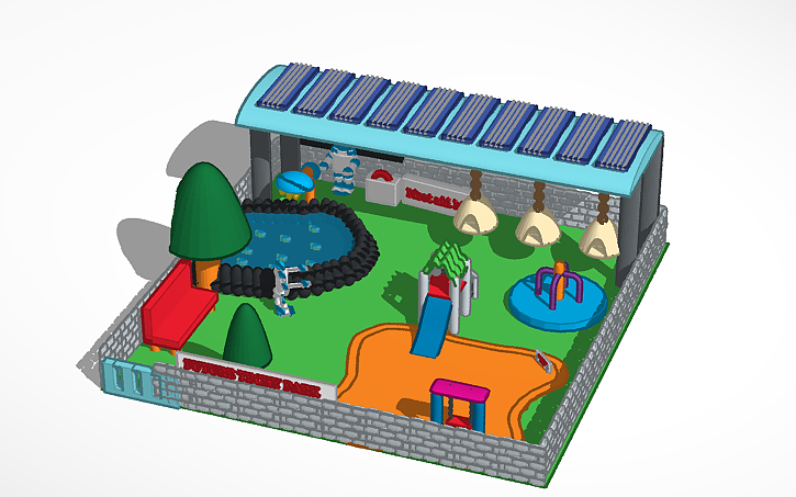 3D design future park | Tinkercad
