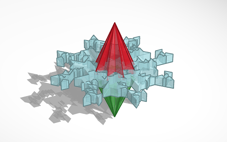 3D design Ice Shard! - Tinkercad
