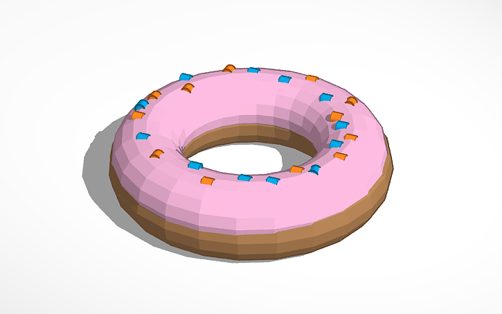 3D design DOUGHNUT | Tinkercad