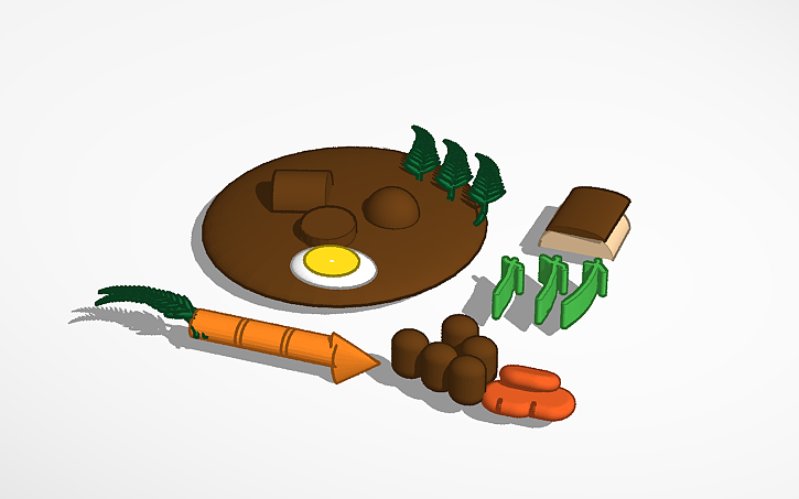 3D design for real foods - Tinkercad