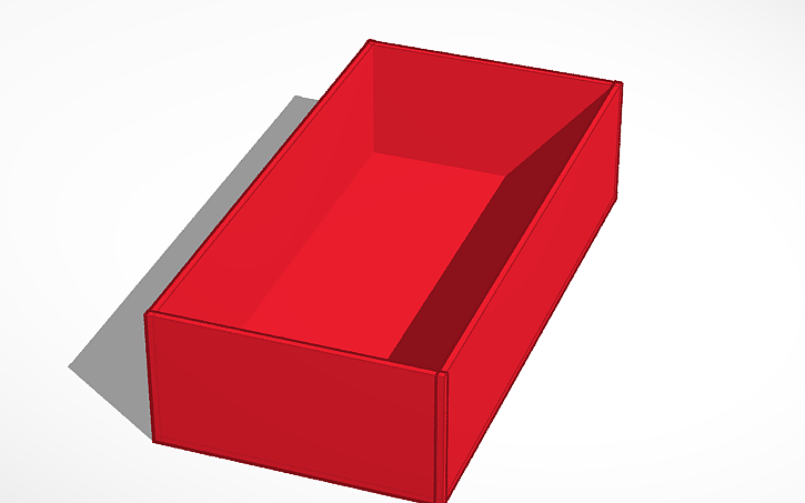 3D design 20230406 Open box 19x11x5cm(TinkerCAD) - Tinkercad