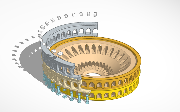 3D design Coliseo - Tinkercad