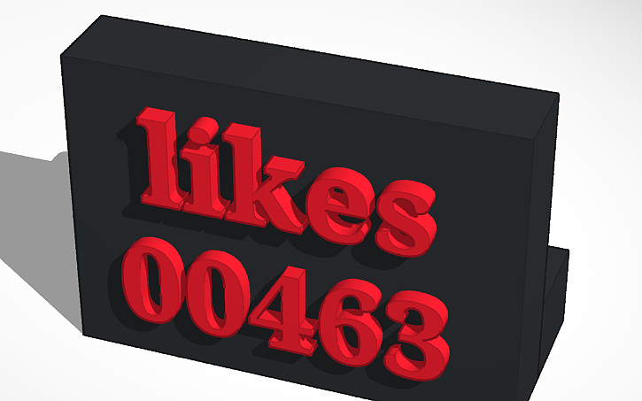 3d Design Like Counter Tinkercad