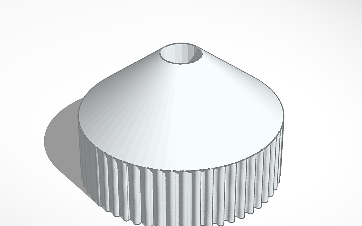 3D design Cone for propellers centering | Tinkercad