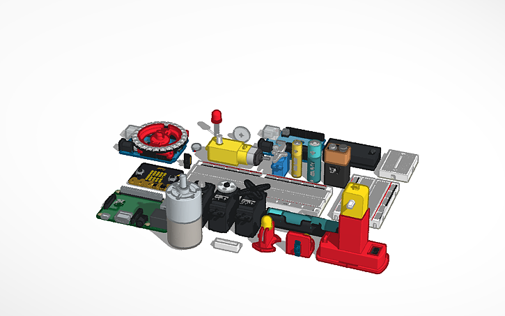 3D design alat-alat sirkuit - Tinkercad