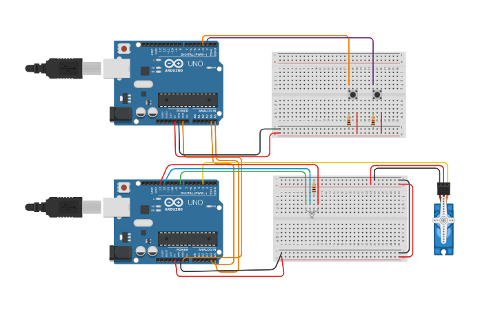 Circuit design assignment 10 level 4 - Tinkercad