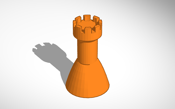 3D design Rook | Tinkercad