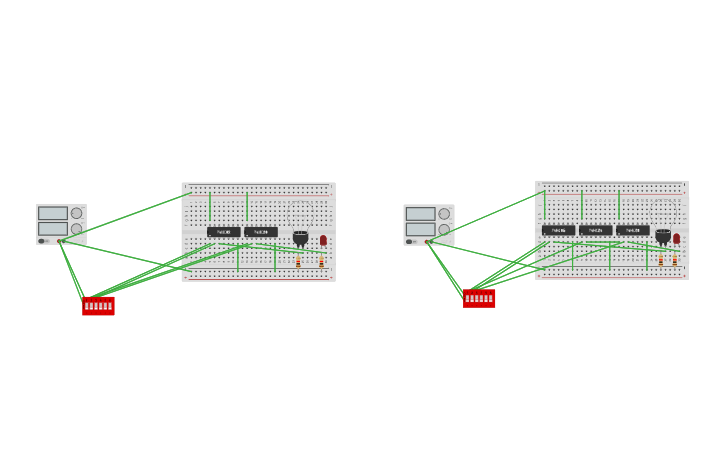 Circuit Design Addition And Subtraction Tinkercad