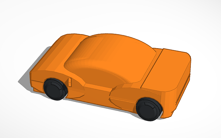 3D design Sports Car | Tinkercad