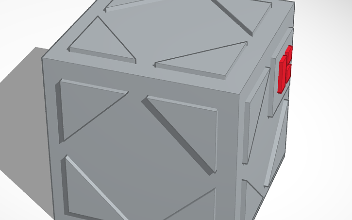 3D design CRATE - Tinkercad