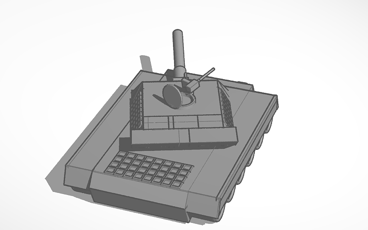 3D design TANK - Tinkercad