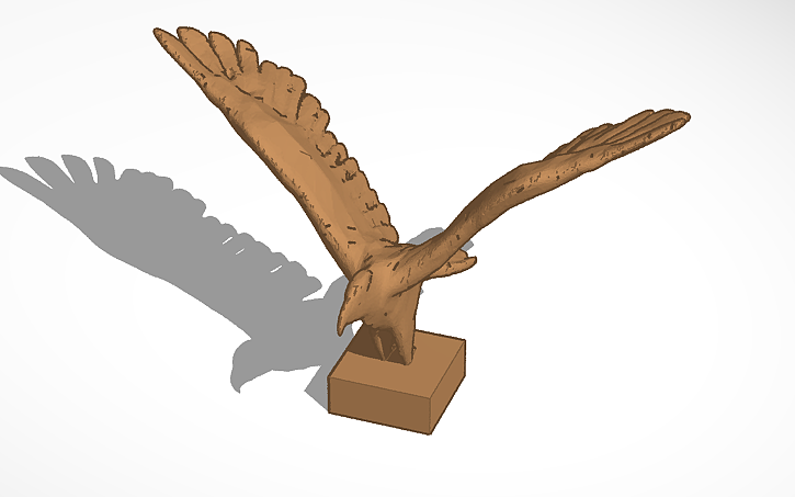 3D design Eagle - Tinkercad