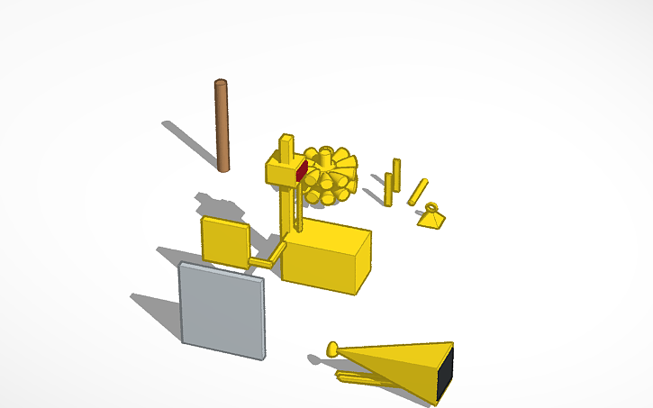 3D design Thunderbolt siren - Tinkercad