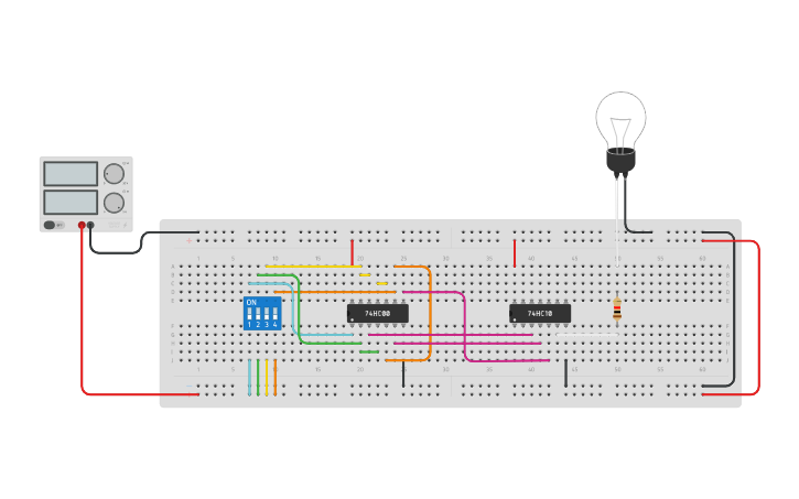Circuit design Circuito lab01 | Tinkercad