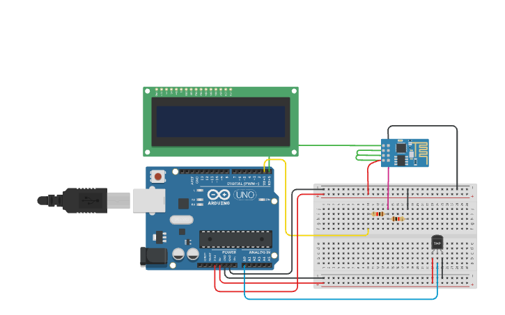 Circuit design MIT-LAB3-Temp. to Thinkspeak - Tinkercad