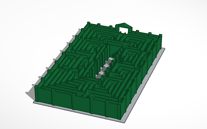 3D design The Shining maze - Tinkercad