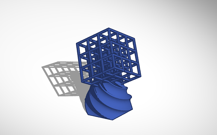 3d Design Lattice Cube Tinkercad