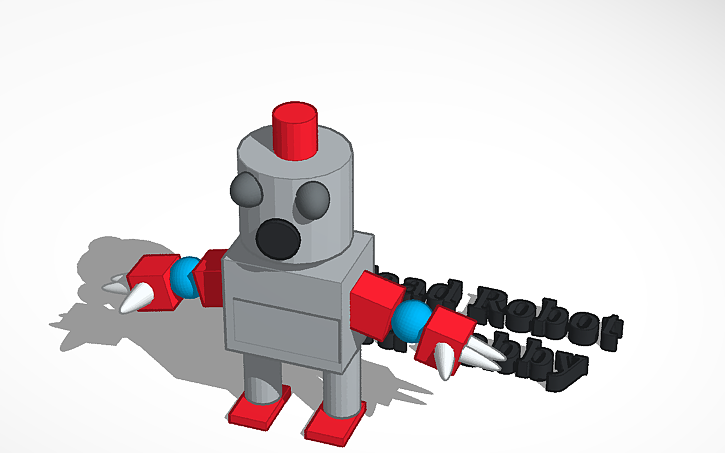 3D design Creating A Robot - Tinkercad