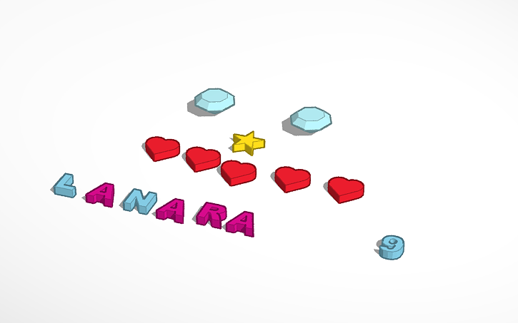 3D design lanara moss | Tinkercad
