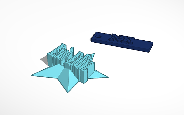 3d Design Keychain Tinkercad
