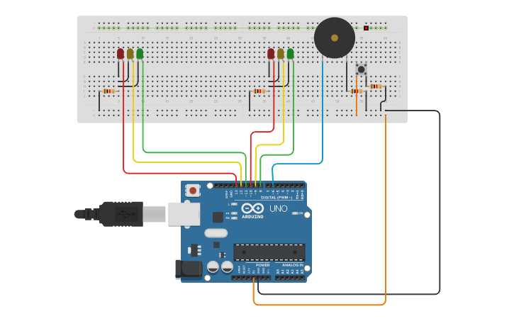 Circuit design Buzzer | Tinkercad