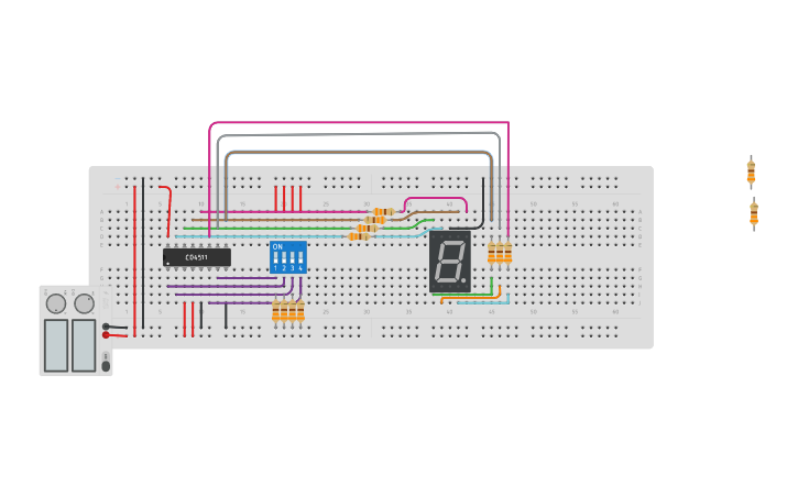 Circuit Design 7 Segment Display Common Anode Tinkerc