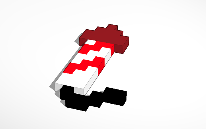 3D design minecraft firework | Tinkercad