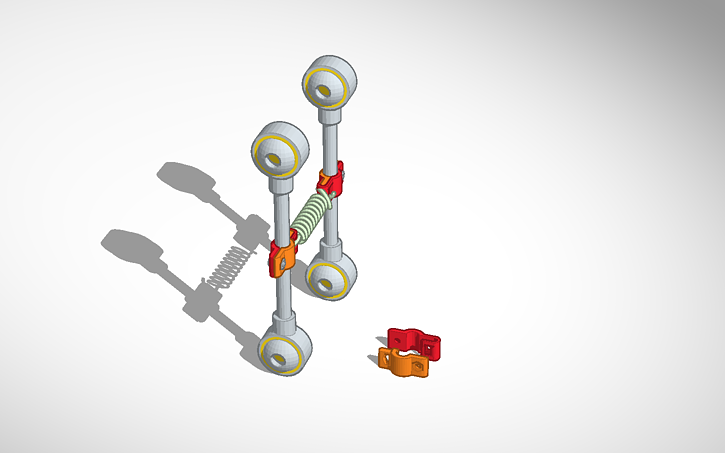 3D design Geeetech G2/G2s 3D printer - stabilizer for rods - Tinkercad
