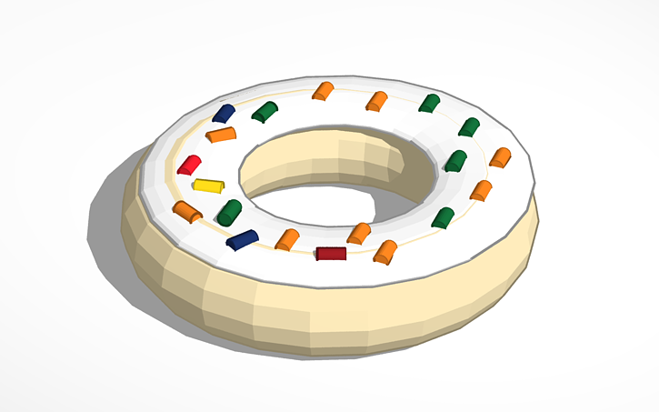 3D design Donut | Tinkercad