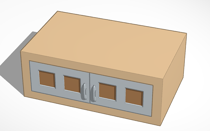 3D design Kitchen Cabinet A - Tinkercad