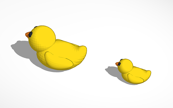 3D design duck - Tinkercad