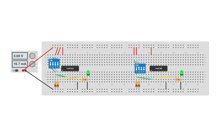 Circuit design lab 5b - Tinkercad