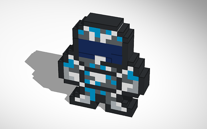 3D design Fortnite skin - Tinkercad