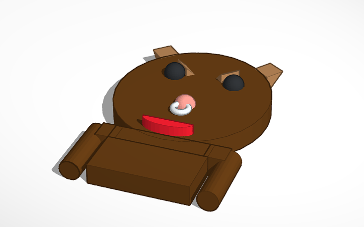 3D design bull minecraft | Tinkercad