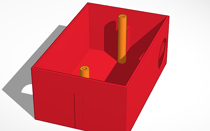 3D design Shallow Electrical Box - Tinkercad