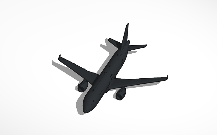 3D design Plane - Tinkercad
