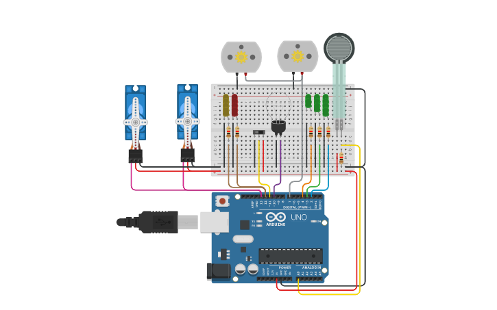 Circuit design Navigation System - Tinkercad