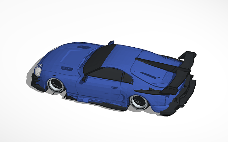 3D design Super car toyota supra turbo - Tinkercad