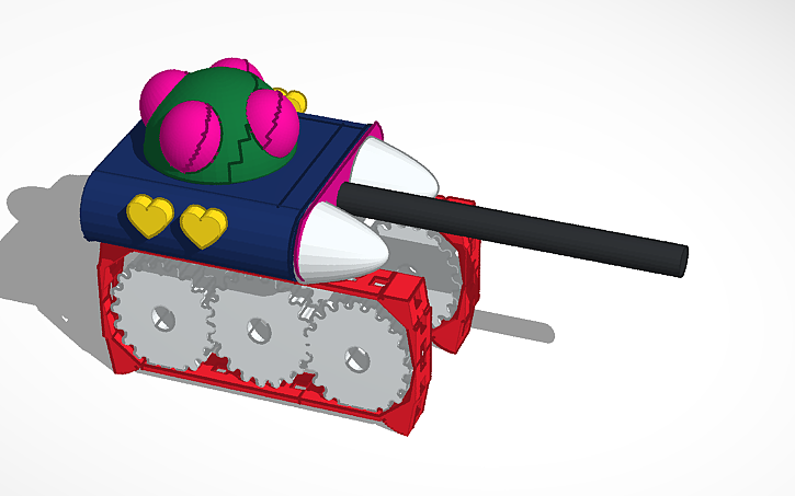 3D design tank | Tinkercad