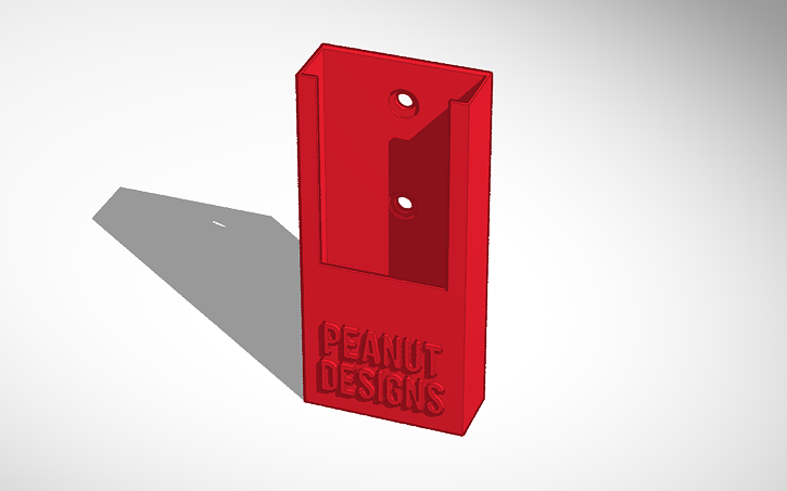 3D design remote control power switch - Tinkercad