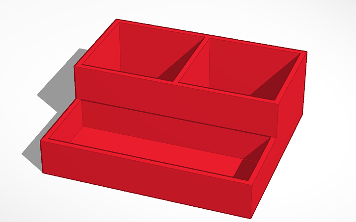 3D design Desktop Container - Tinkercad