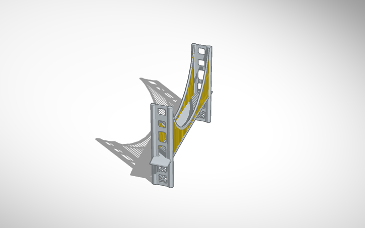 3D design Bridge - Tinkercad