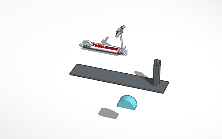 3D design Electric Scooter: Varisha! - Tinkercad