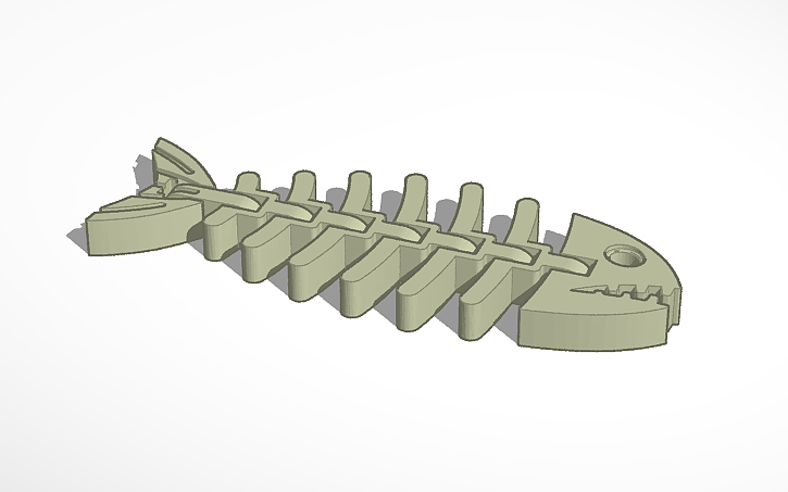 3D design fish - Tinkercad
