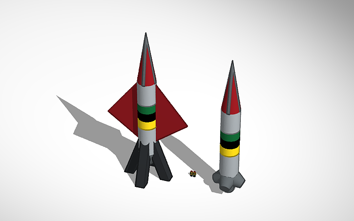 3D design Interplanetary Wave Motion Nuclear Missile - Tinkercad