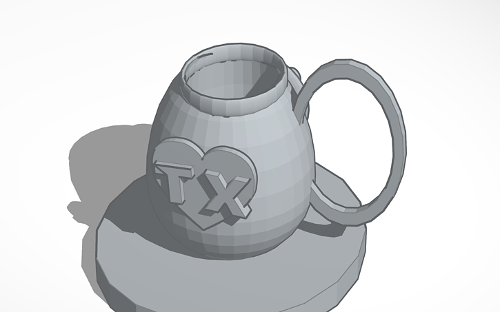 3D design Comanche 2 Cup Emily H - Tinkercad