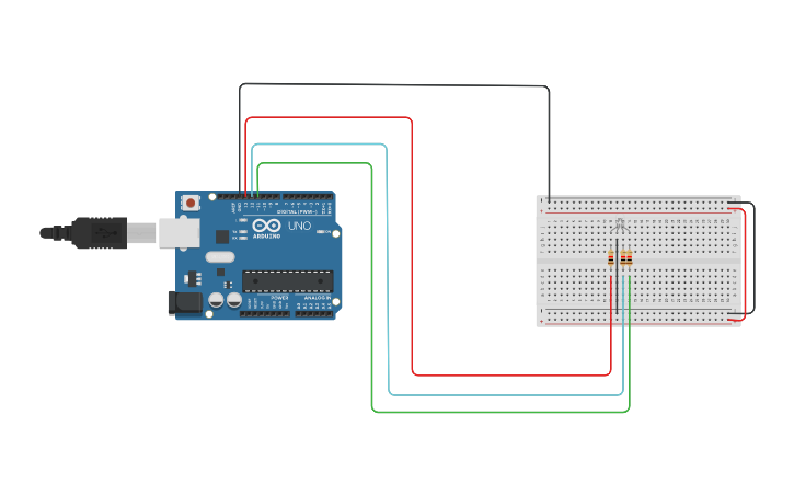 Circuit design pkmkb single led | Tinkercad