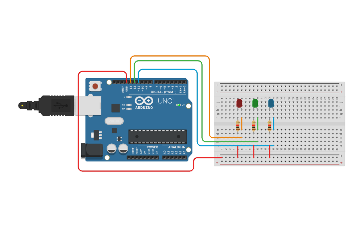 Circuit Design Périodique Blinking Leds Tinkercad