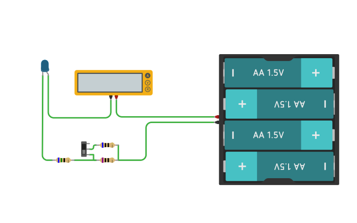 Circuit design circuito em serie e paralelo | Tinkercad