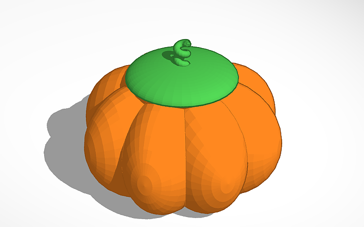 3D design Pumpkin | Tinkercad